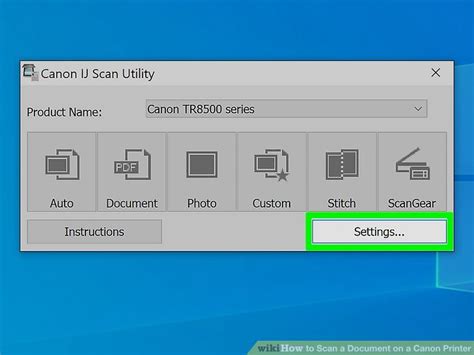 How To Scan A Document On A Canon Printer With Pictures