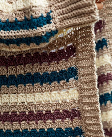 Striped Cardigan Premier Yarns
