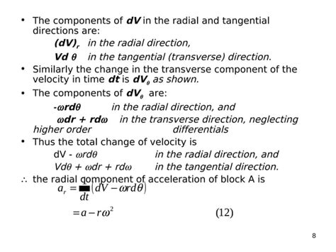 4 Acceleration Analysis Of Linkages Pdf Physics Science