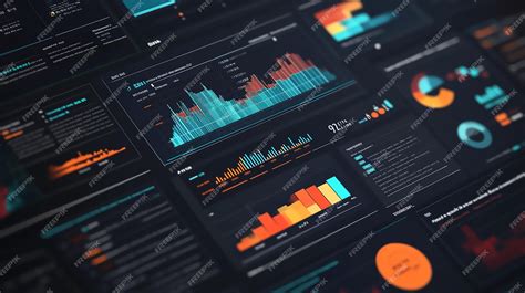 Cybersecurity Data Analysis Dashboard Premium Ai Generated Image