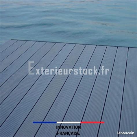Lame De Terrasse Bois Composite Gris Béton Ec103 Direct Usine Promo