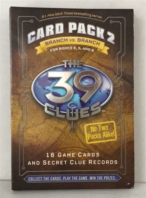 The 39 Clues Card Pack 2 Branch Vs Branch Scholastic Inc Kalimat