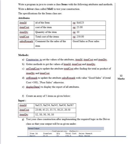 Solved Array Of Objects Home Work Activity Create A Class Chegg