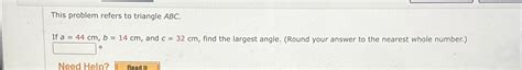 Solved This Problem Refers To Triangle Abcif A44cmb14cm