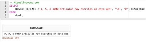 función regexp replace en oracle