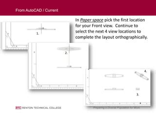 AutoCAD Drawing Layout Using Layout Tool PPTX