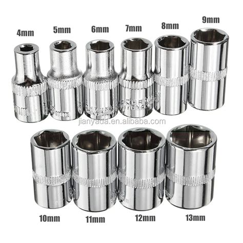 12pcs Ratchet Wrench Socket Spanner Set 1 4 Drive Chrome Alloy Car