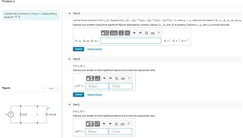 Solved Problem 4 Part A Consider The Circuit Shown In Figure