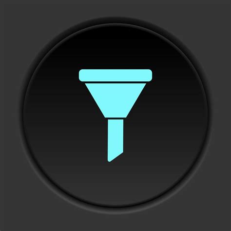 Round Button Icon Database Server Funnel Button Banner Round Badge