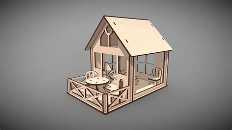 Modelwoning Slim Zorgtehuis Lasersnij Project 3d Model By Stichting Consortium