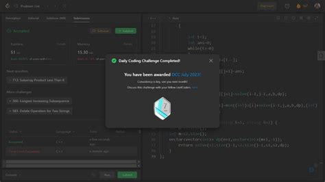 er nazeed khan on linkedin everyone dcc july consistency leetcode dsa badge