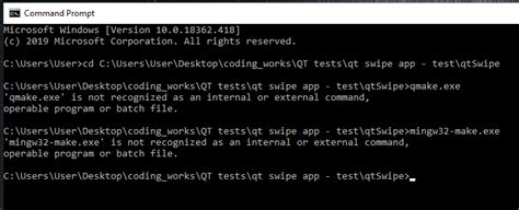 Project Error Cannot Run Compiler G Output Qt Forum
