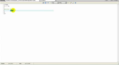 Lesson 8 Php Switch Youtube