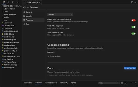 Codebase Indexing No Longer Working Inside Dev Containers Bug Reports