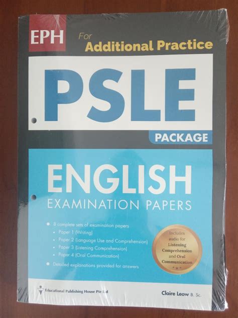 Eph Psle Package English Examination Papers Hobbies And Toys Books