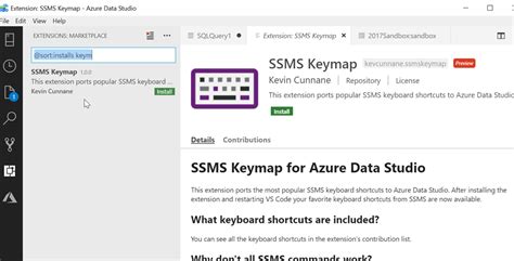 Better Keyboard Extensions In Azure Data Studio Voice Of The Dba