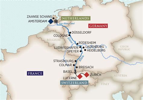 Captivating Rhine With Amsterdam Lake Lucerne And Zurich