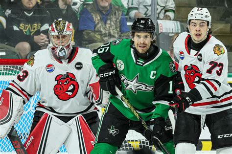 Stars Storm Back To Defeat Icehogs Texas Stars Ahl Affiliate To