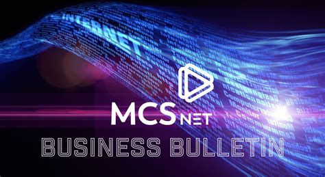 our very own private fiber optic network mcsnet