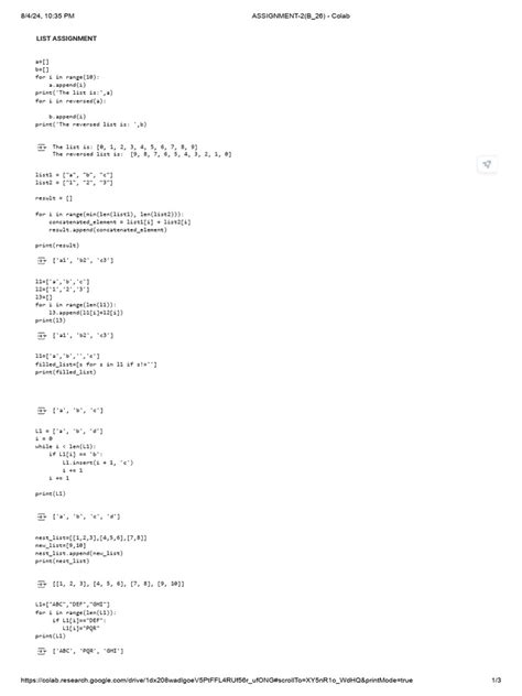 assignment 2 b 26 colab pdf
