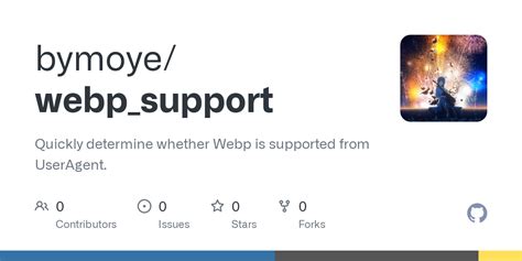 Github Bymoyewebpsupport Quickly Determine Whether Webp Is Supported From Useragent
