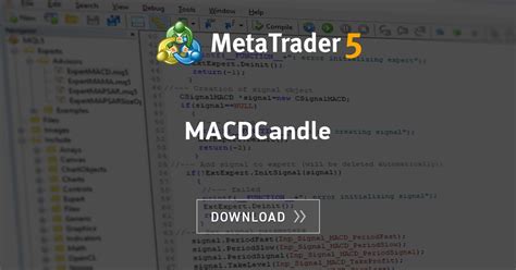 Free Download Of The Macdcandle Indicator By Godzilla For
