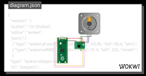 Pi Pico Stepper Ino Copy Wokwi ESP32 STM32 Arduino Simulator