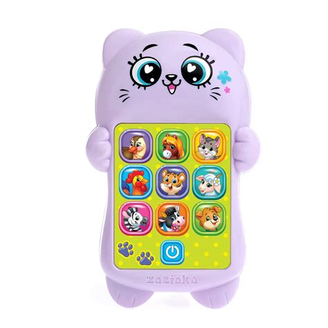 Развивающий телефончик Zabiaka Любимый котик световые эффекты купить