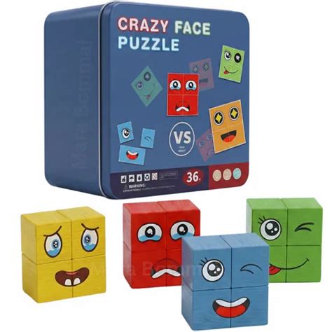 15 Cm Wooden Face Expression Rubiks Cube At ₹ 320piece Wooden Rubiks