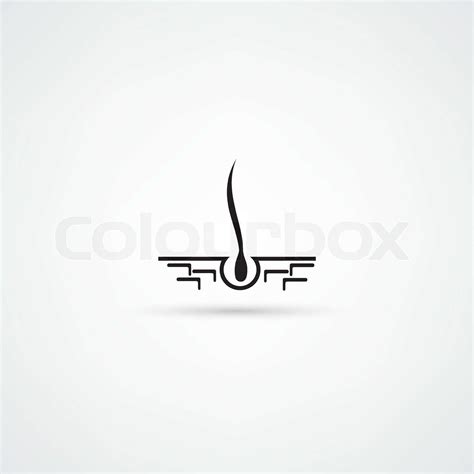 Scalp Care Icon Stock Vector Colourbox