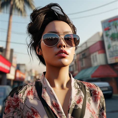 Female Asian Fashionable Gta Character Art By Vysken On Deviantart