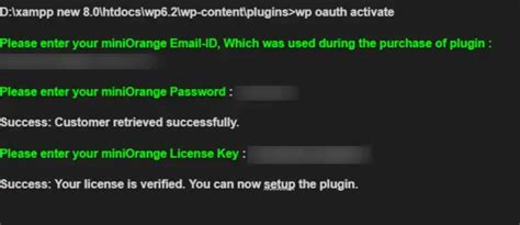 Wordpress Oauth Client For Single Sign On Wp Oauth Cli Commands