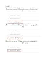 MODULE Pdf Module Determine The Number Of Degrees And Terms In The Polynomial Binomial