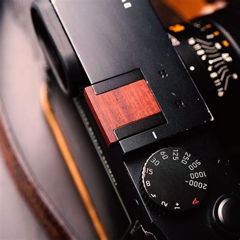 Leica Q2 Q1 Hot Shoe Shutter Button Cover Set 📷🔥 Wood 🌳