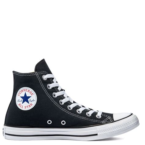 Converse All Star Black High | Чёрно-белые высокие конверсы