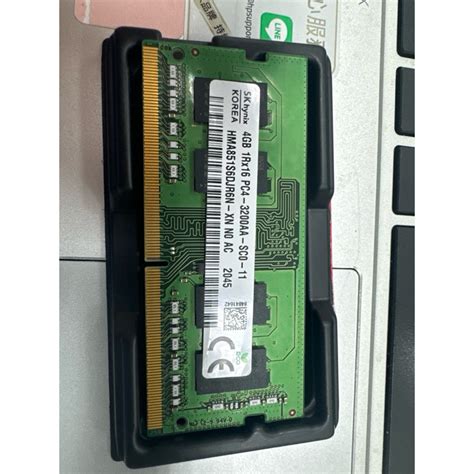 Sk Hynix 海力士 Ddr4 4gb 筆電記憶體 蝦皮購物