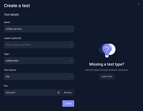 Artillery Io Testkube Documentation