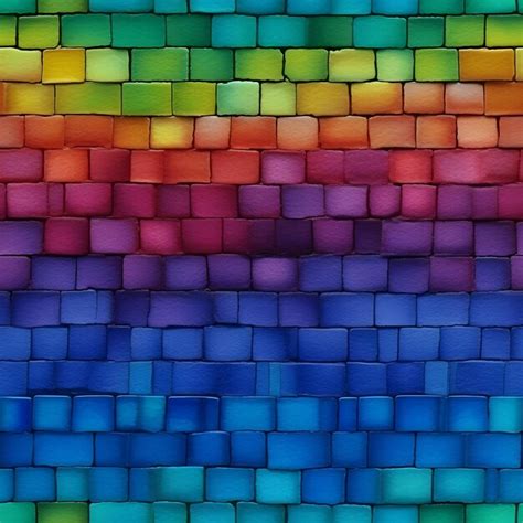 Premium Ai Image Rainbow Texture