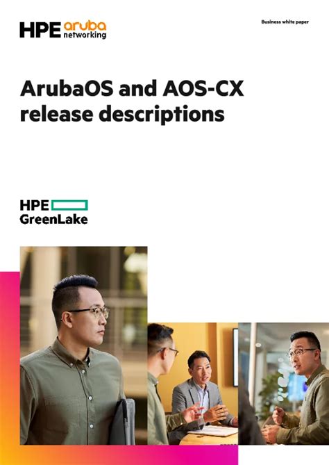 Hpe Aruba Networking Arubaos 8 To Arubaos 10 Migration Quickstart Service
