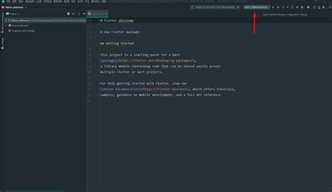How Do I Add An Example Project To A Flutter Package