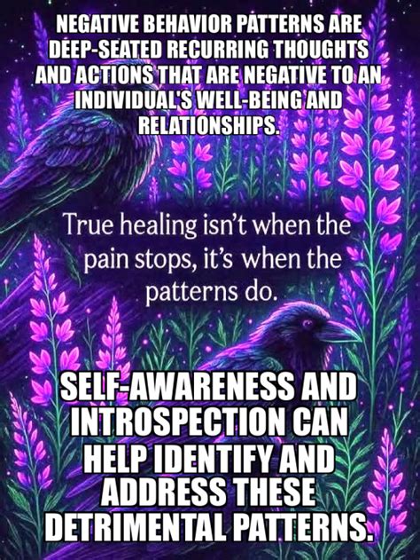 Negative Behavior Patterns Are Deep Seated Recurring Thoughts And