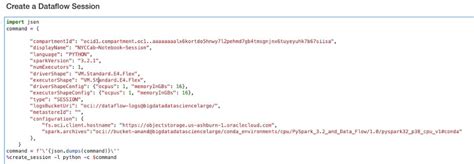 Access Jupyter Notebooks Within Oci Data Flow Service