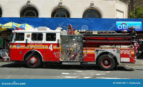 Fdny Engine 4 In Lower Manhattan Editorial Photo