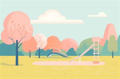 공원 풍경 야외 자연 프리미엄 Ai 생성 이미지