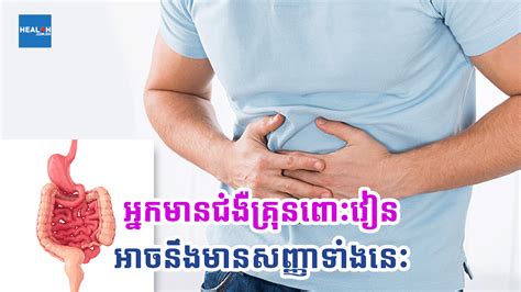 អ្នក មាន ជំងឺ គ្រុនពោះវៀន អាច នឹង មាន សញ្ញា ទាំងនេះ