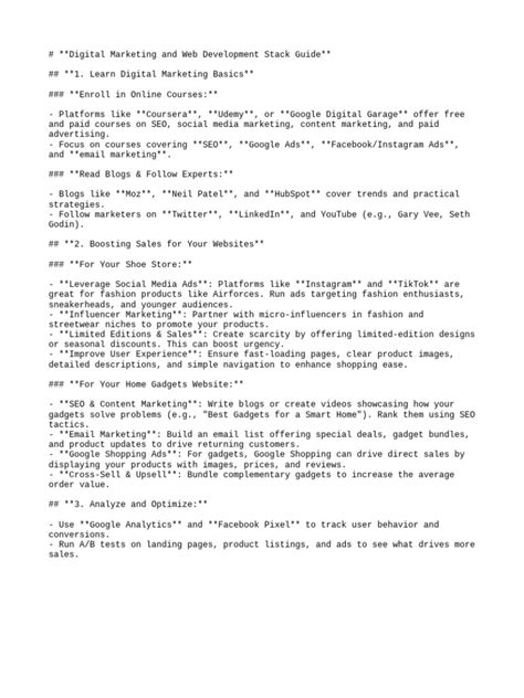 how to learn digital marketing pdf