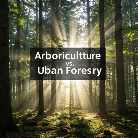 Arboriculture Vs Urban Forestry Comparison 101 Everything Arboriculture