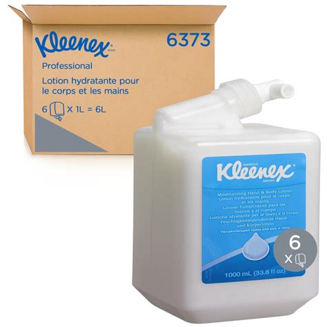 Kleenex® Увлажняющий крем для рук и тела код 6373 белый цвет 6 X 1 л