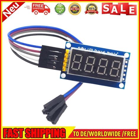 HC SCHEDA DISPLAY Digitale LED Pollici Modulo Display Digitale V Cifre EUR