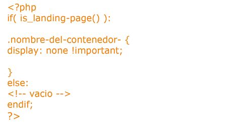 Ocultar Menú De Navegación En Una Sola Página De Wordpress Stack